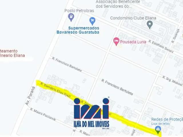 Terreno / Lote para Venda em Guaratuba/PR Balneário Eliane
