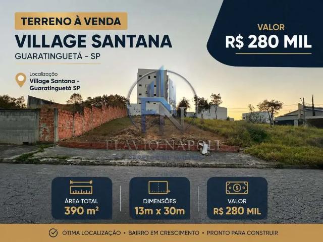 Terreno / Lote para Venda em Guaratinguetá/SP Residencial Village Santana