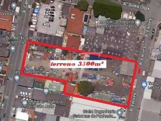 Terreno / Lote para Venda em Guarulhos/SP Vila Endres