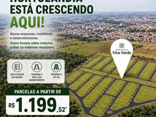 Terreno / Lote para Venda em Hortolândia/SP Jardim Vila Verde
