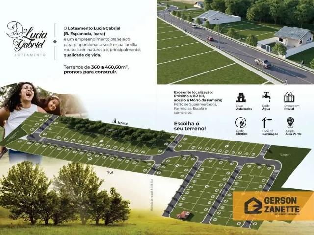 Terreno / Lote para Venda em Içara/SC Esplanada