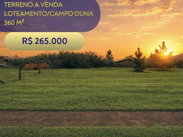 Terreno / Lote para Venda em Imbituba/SC Campo D'una