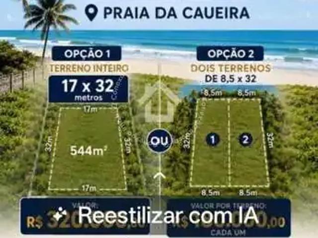Terreno / Lote para Venda em Itaporanga D'Ajuda/SE Caueira
