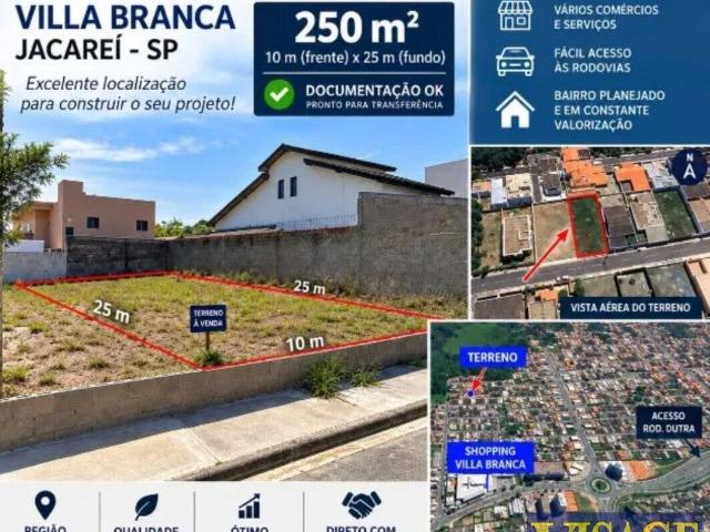 Terreno / Lote para Venda em Jacareí/SP Loteamento Villa Branca