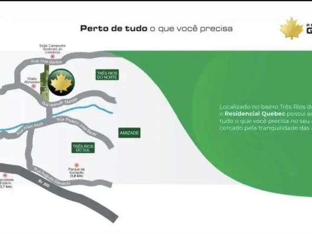 Terreno / Lote para Venda em Jaraguá do Sul/SC Três Rios do Norte