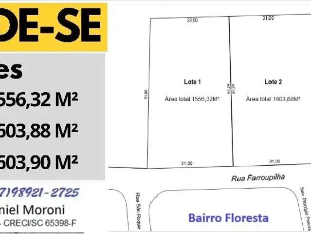 Terreno / Lote para Venda em Joinville/SC Floresta