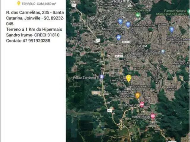 Terreno / Lote para Venda em Joinville/SC Santa Catarina