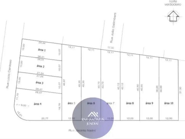 Terreno / Lote para Venda em Jundiaí/SP Jardim Colônia