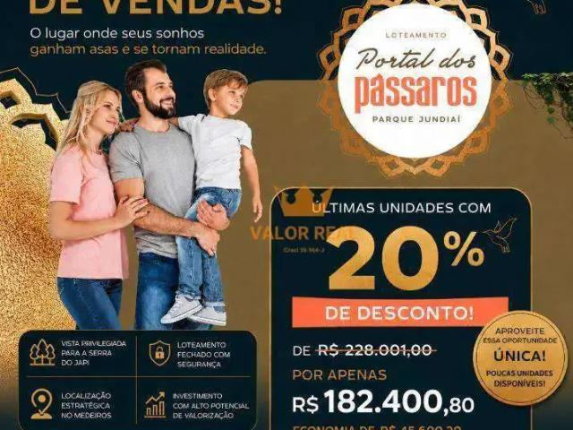 Terreno / Lote para Venda em Jundiaí/SP Medeiros