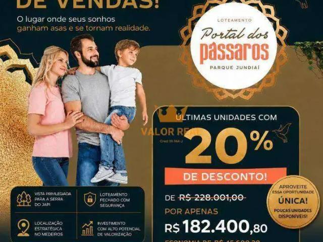 Terreno / Lote para Venda em Jundiaí/SP Medeiros