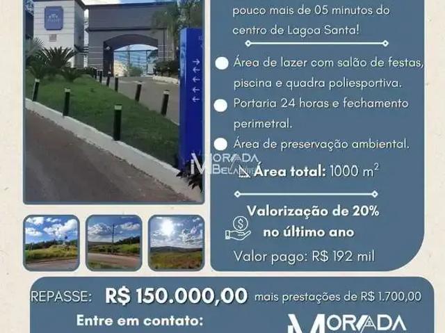 Terreno / Lote para Venda em Lagoa Santa/MG Residencial Poços