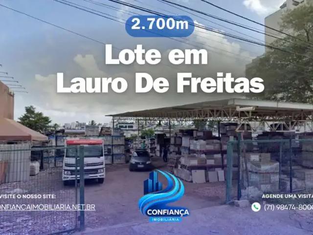 Terreno / Lote para Venda em Lauro de Freitas/BA Pitangueiras
