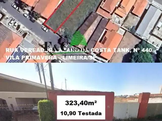 Terreno / Lote para Venda em Limeira/SP Vila Primavera