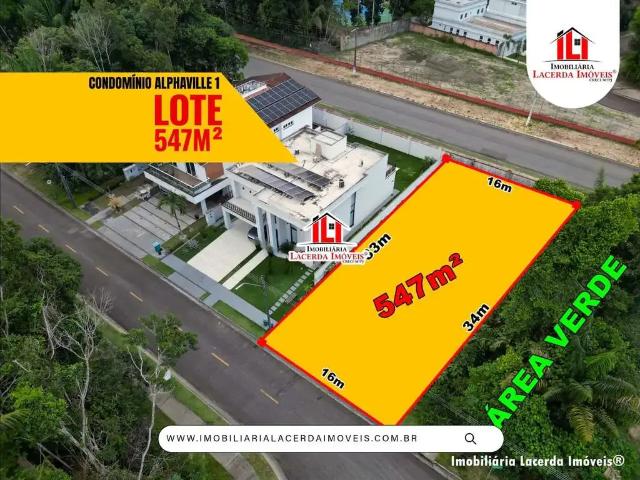 Terreno / Lote para Venda em Manaus/AM Ponta Negra