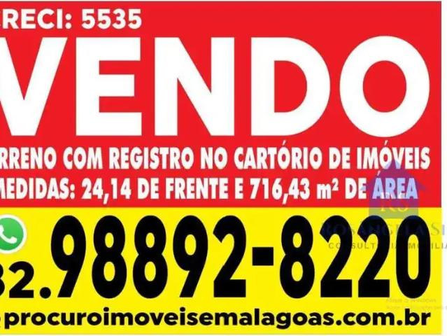 Terreno / Lote para Venda em Maceió/AL Santa Amélia