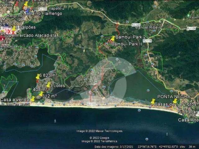 Terreno / Lote para Venda em Maricá/RJ Balneário Bambuí Ponta Negra