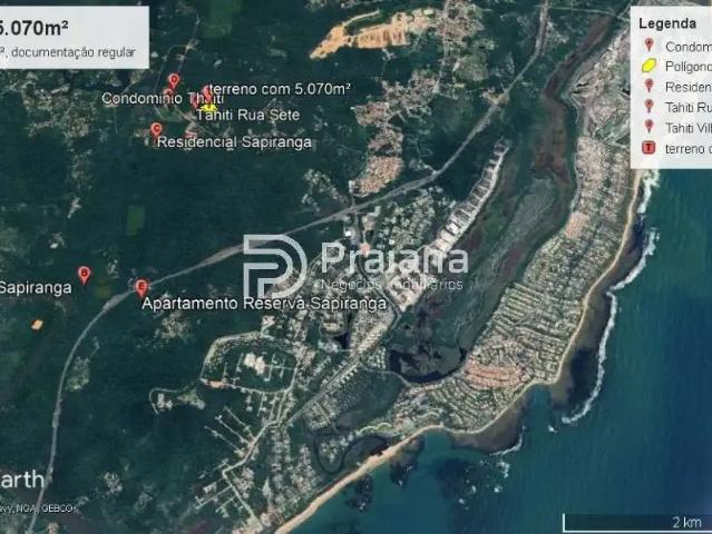 Terreno / Lote para Venda em Mata de São João/BA Praia do Forte