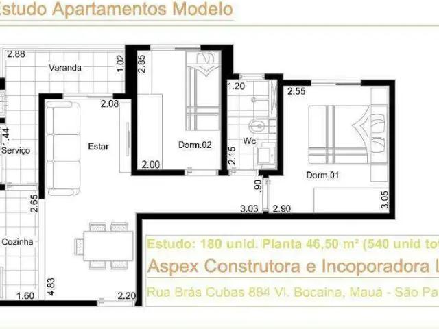 Terreno / Lote para Venda em Mauá/SP Vila Bocaina