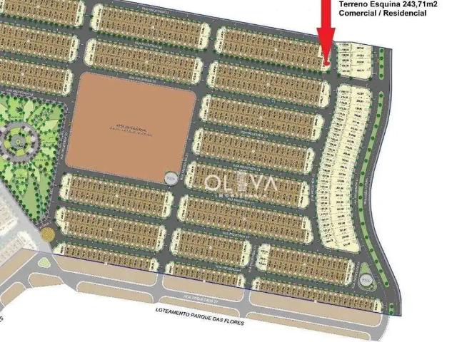 Terreno / Lote para Venda em Mirassol/SP Residencial Parque das Flores