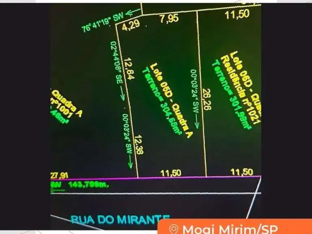 Terreno / Lote para Venda em Mogi Mirim/SP Mirante