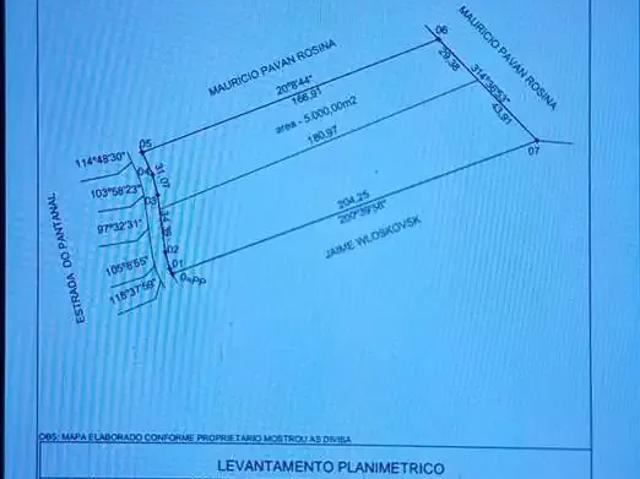 Terreno / Lote para Venda em Morretes/PR América de Baixo