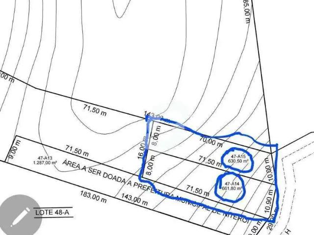 Terreno / Lote para Venda em Niterói/RJ Várzea das Moças
