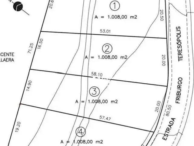 Terreno / Lote para Venda em Nova Friburgo/RJ Córrego D'Antas