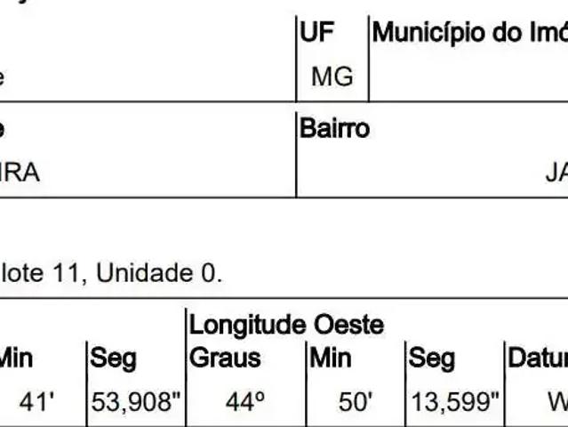 Terreno / Lote para Venda em Oliveira/MG Jardins