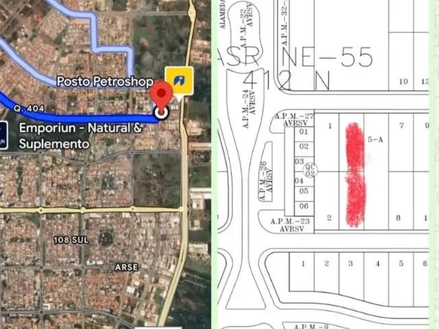 Terreno / Lote para Venda em Palmas/TO Plano Diretor Norte