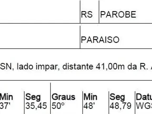 Terreno / Lote para Venda em Parobé/RS Paraíso