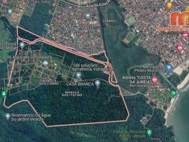 Terreno / Lote para Venda em Peruíbe/SP Manacá dos Itatins