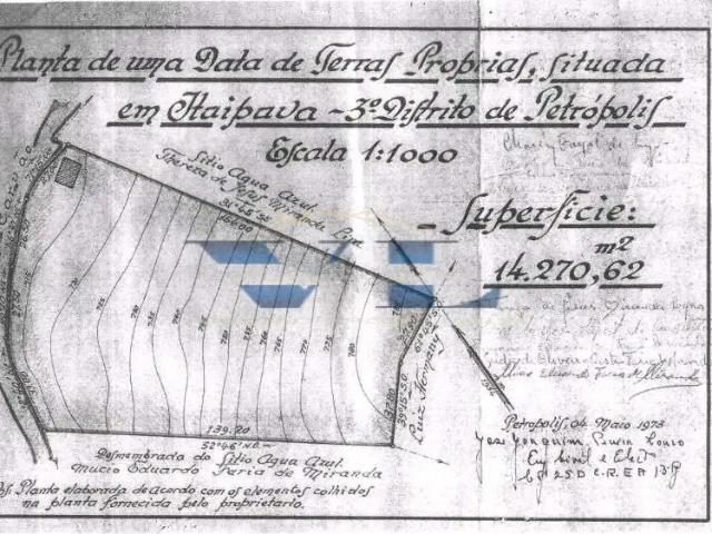 Terreno / Lote para Venda em Petrópolis/RJ Itaipava