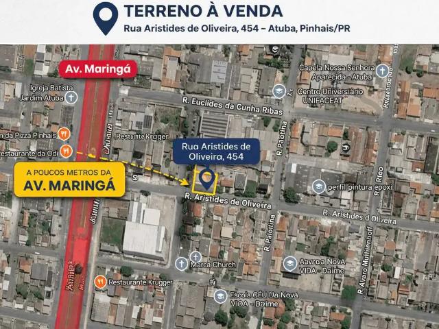 Terreno / Lote para Venda em Pinhais/PR Atuba