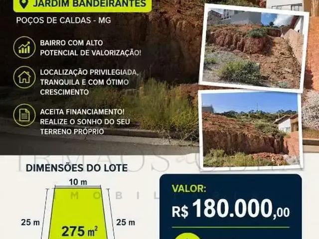 Terreno / Lote para Venda em Poços de Caldas/MG Jardim Bandeirantes