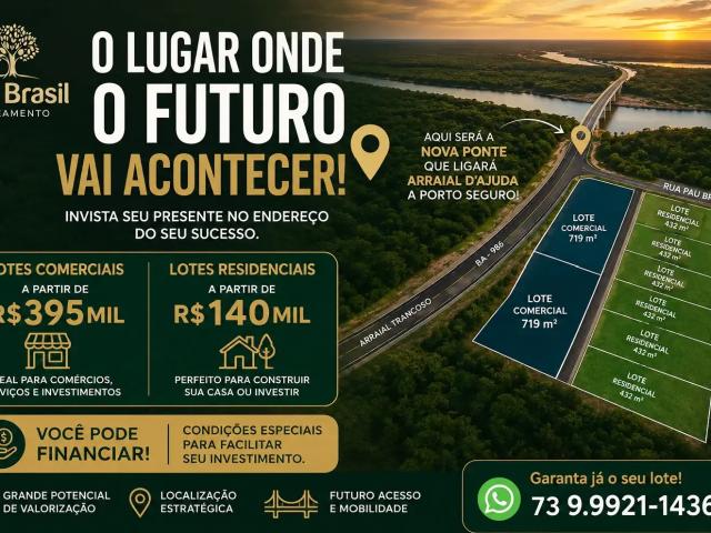 Terreno / Lote para Venda em Porto Seguro/BA Arraial D´Ajuda