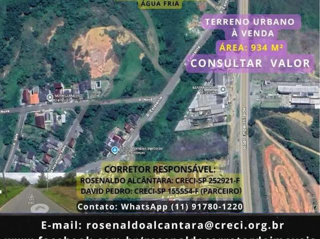 Terreno / Lote para Venda em Registro/SP Água Fria