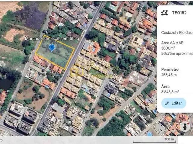 Terreno / Lote para Venda em Rio das Ostras/RJ Costazul