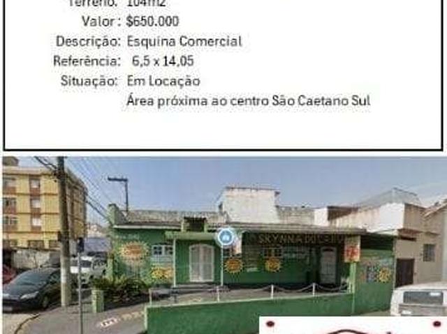 Terreno / Lote para Venda em São Caetano do Sul/SP Santa Paula