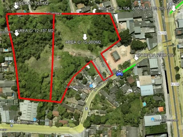Terreno / Lote para Venda em São Gonçalo/RJ Guaxindiba