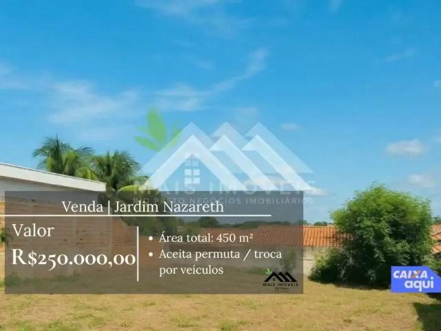 Terreno / Lote para Venda em São José do Rio Preto/SP Jardim Nazareth