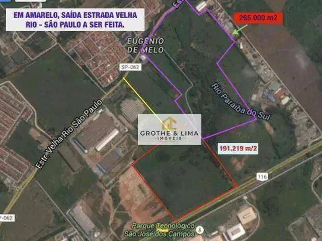 Terreno / Lote para Venda em São José dos Campos/SP Eugênio de Mello