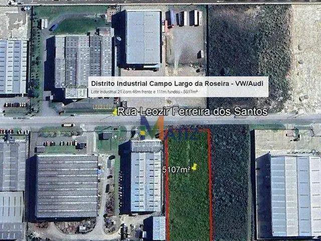 Terreno / Lote para Venda em São José dos Pinhais/PR Campo Largo da Roseira