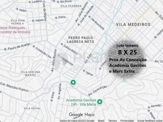 Terreno / Lote para Venda em São Paulo/SP Vila Medeiros