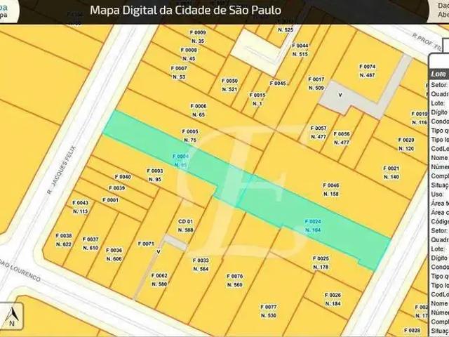 Terreno / Lote para Venda em São Paulo/SP Vila Nova Conceição