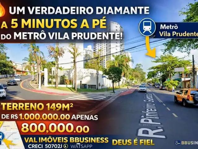 Terreno / Lote para Venda em São Paulo/SP Parque da Vila Prudente
