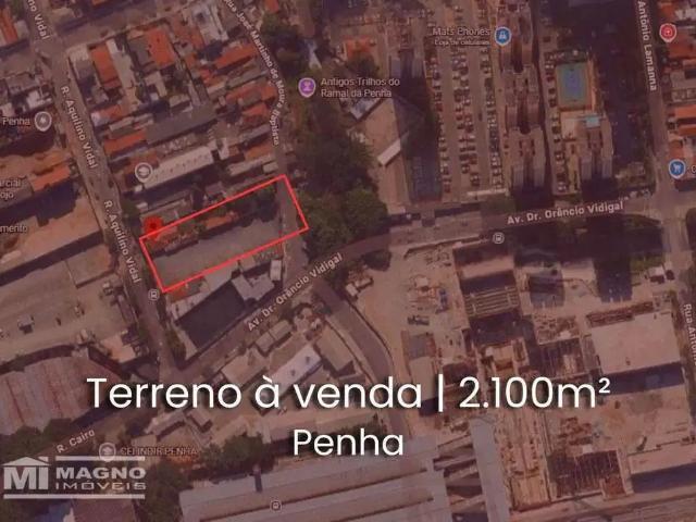 Terreno / Lote para Venda em São Paulo/SP Penha De França