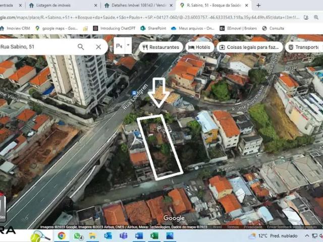 Terreno / Lote para Venda em São Paulo/SP Saúde