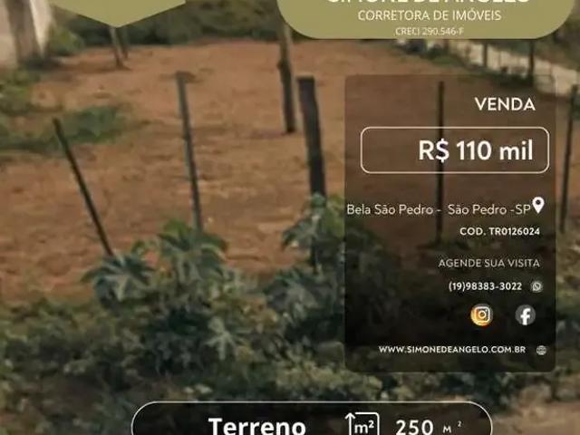 Terreno / Lote para Venda em São Pedro/SP Bela São Pedro