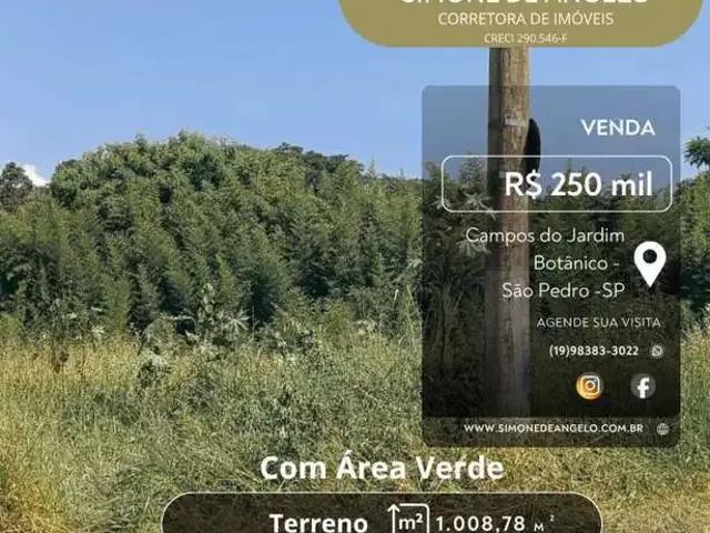 Terreno / Lote para Venda em São Pedro/SP Jardim Botanico