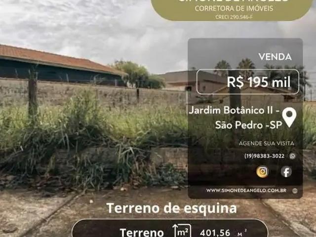 Terreno / Lote para Venda em São Pedro/SP Jardim Botanico